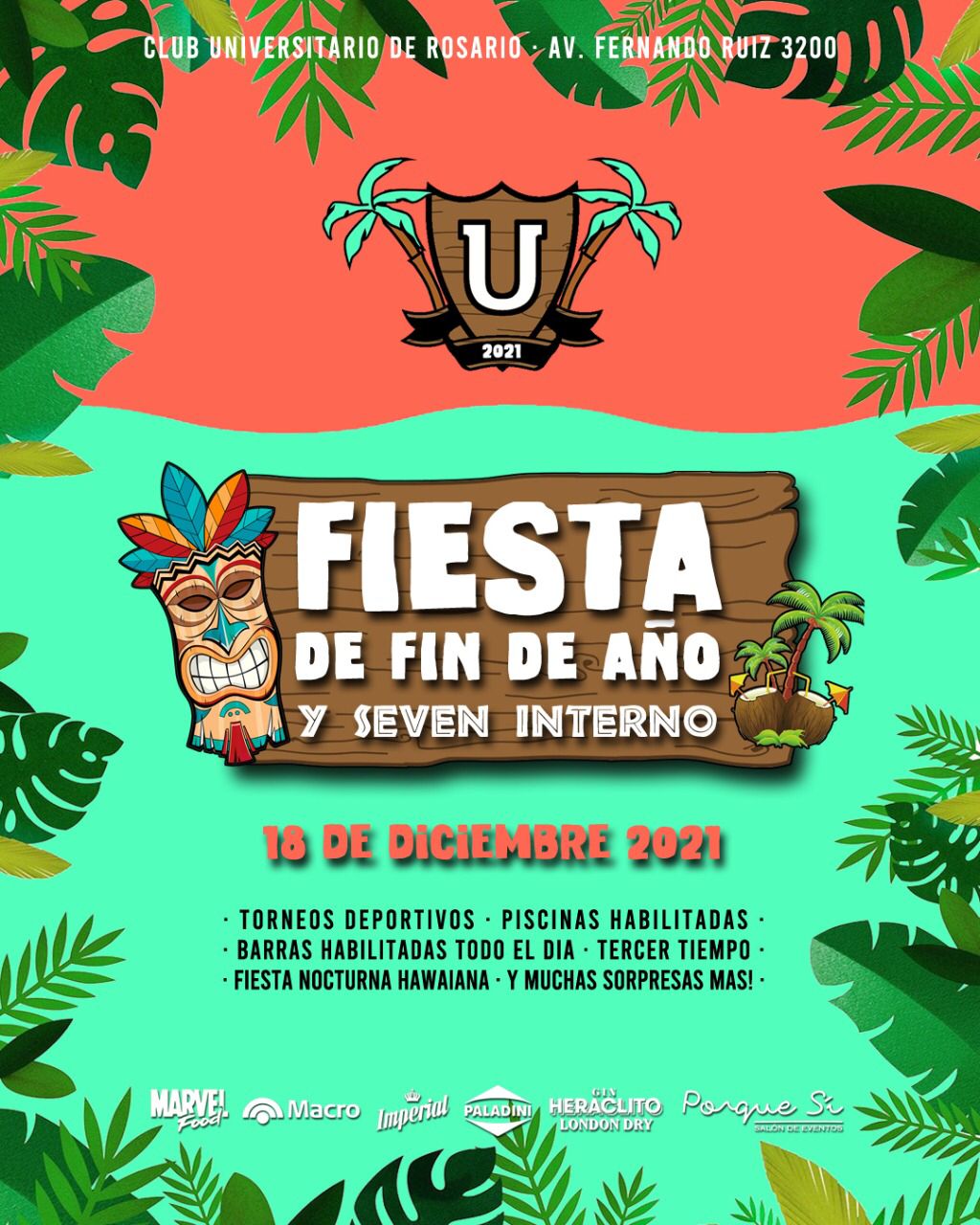 FIESTA DE UNI 18/12 – CLUB UNIVERSITARIO DE ROSARIO